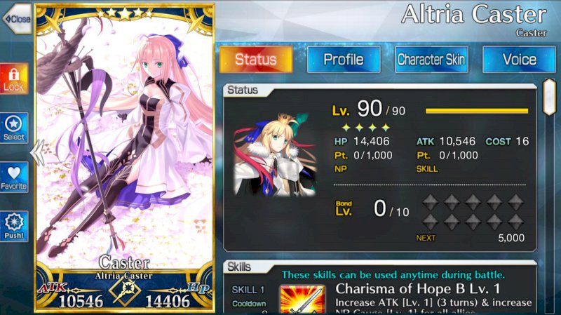 Desapego Games - Fate Grand Order > Conta Fate Grand Order Castoria ...