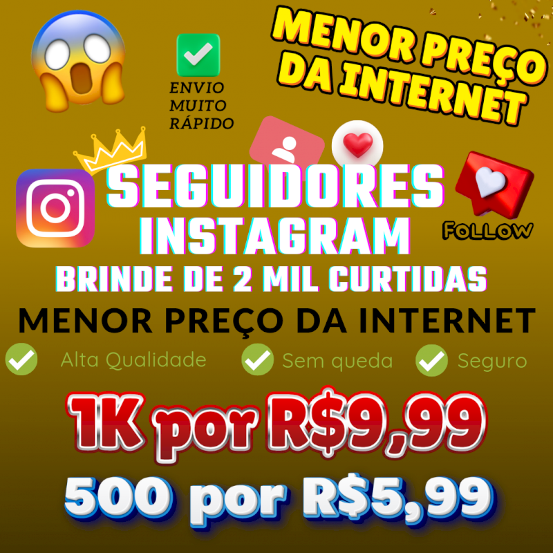 Desapego Games - Instagram > [MELHOR PREÇO] ️ 1K SEGUIDORES POR R$9,99 ...