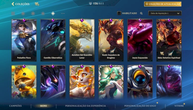 Desapego Games - League of Legends: Wild Rift > conta wild rift com 126 ...