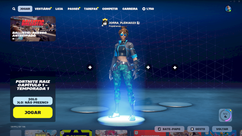 Desapego Games - Fortnite > Conta Fortnite, +60 Skins, +1700 Vbucks ...