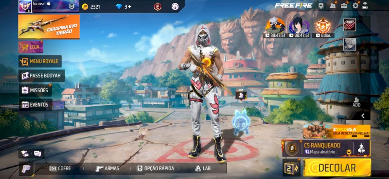 Desapego Games - Free Fire (FF) > Conta free fire iniciante com ninja ...