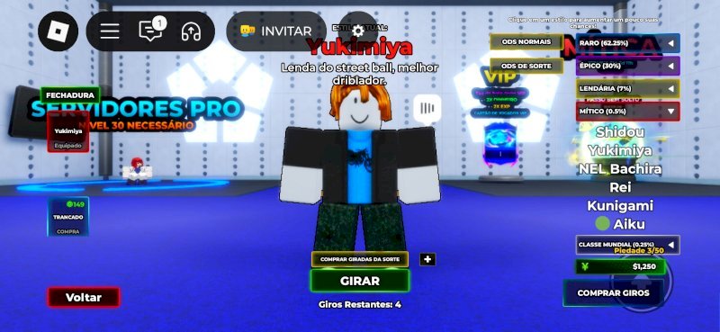 Desapego Games - Roblox > Conta com yukimya, entrega automática
