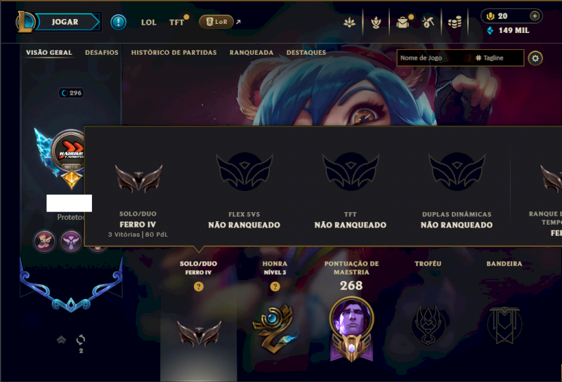 Desapego Games - League of Legends (LOL) > Ferro 4 com 130 Champs e 177 ...