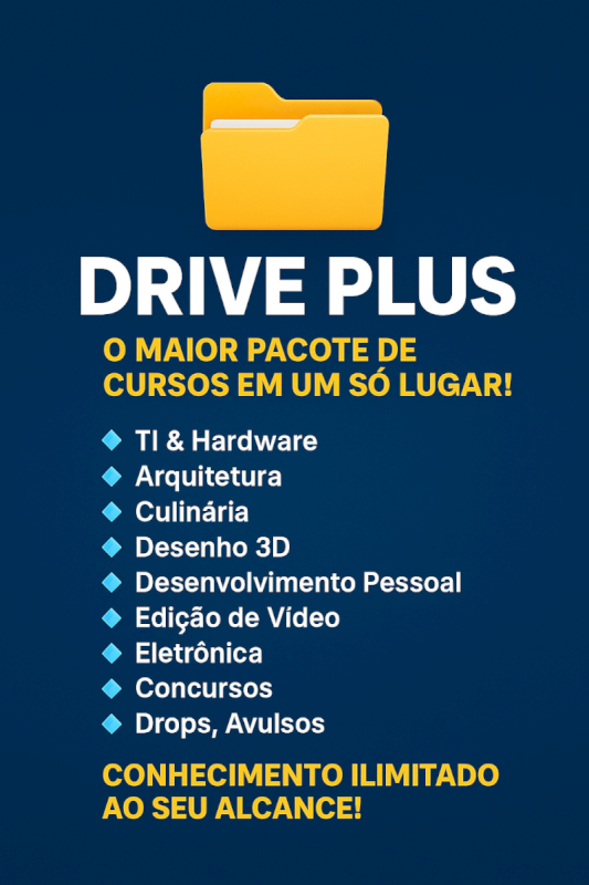 Desapego Games - Cursos e Treinamentos > DRIVE PLUS 👑