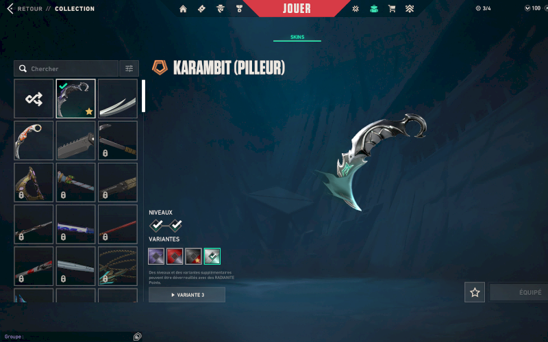 Desapego Games - Valorant > CONTA VALORANT| KARAMBIT + FACA SAQUEADORA ...
