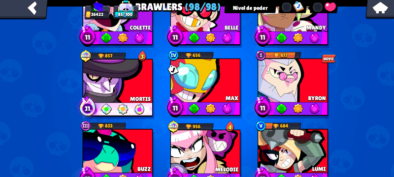 Desapego Games - Brawl Stars > conta brow star